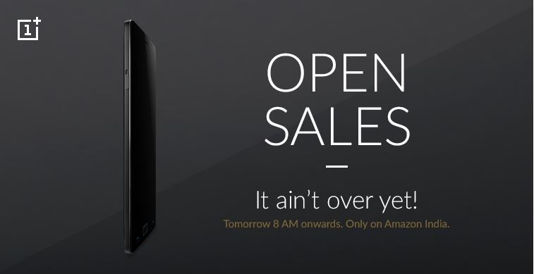 OnePlus 2 to be available for Open Sale on October 13 as well in India