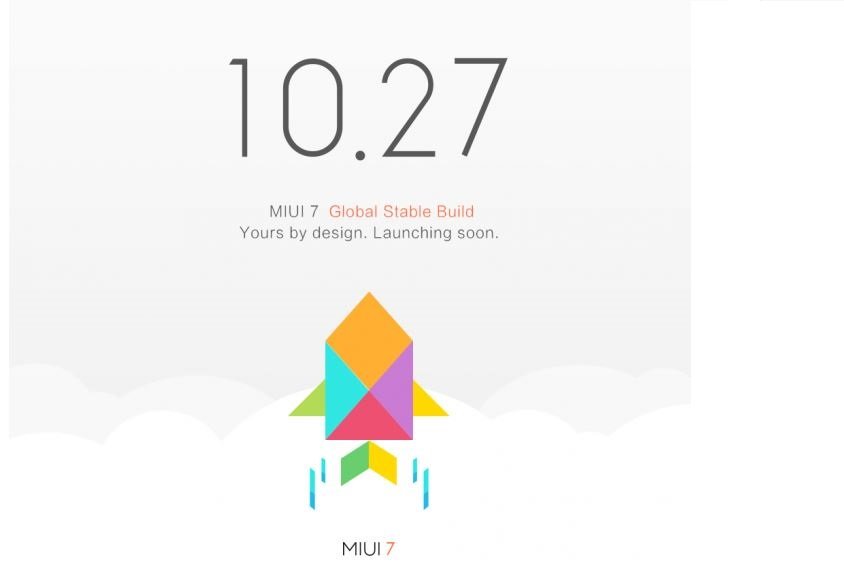 Xiaomi rolls out MIUI 7 ROM globally starting from October 27th