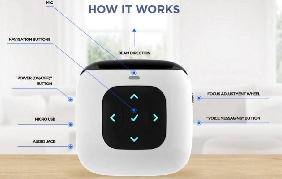 Cinemood - Portable wireless projector for kids with movies, cartoons ...