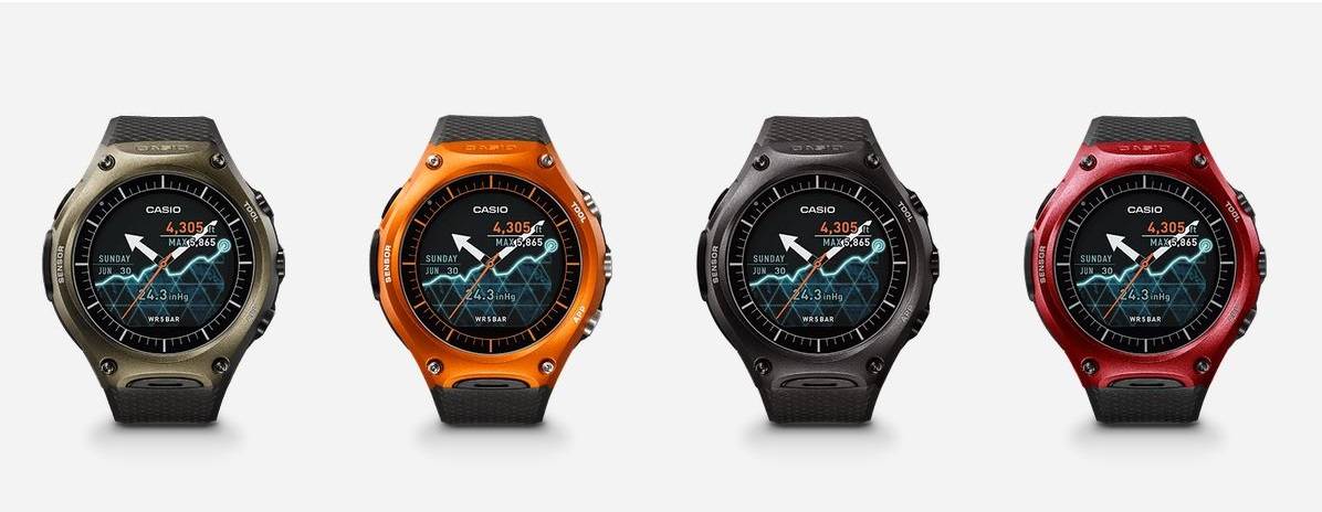 Casio WSD F10 Smart Outdoor watch with Android Wear announced