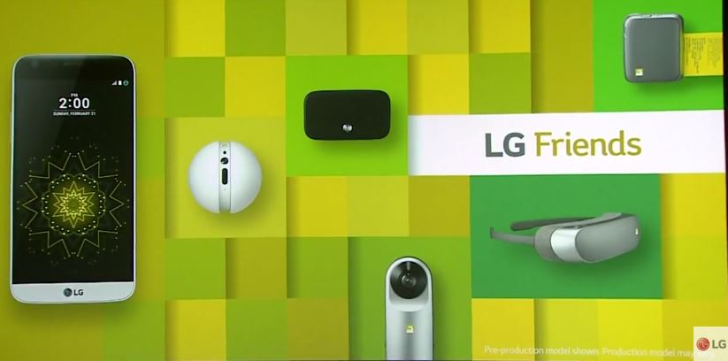 LG Friends announced at LG G5 event, includes 360-degree camera, 360VR ...