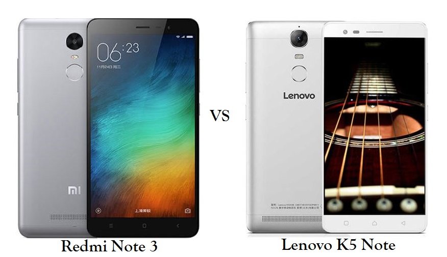Xiaomi Redmi Note 3 vs Lenovo K5 Note Comparison: Similarities and Differences