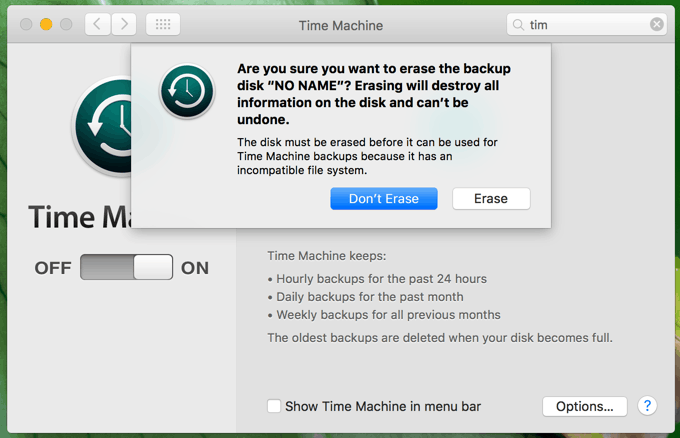How To Setup Time Machine Backups On Mac Os X