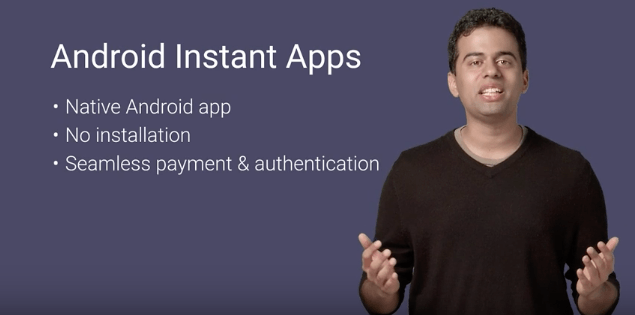Android Instant Apps can load immediately, without Installation