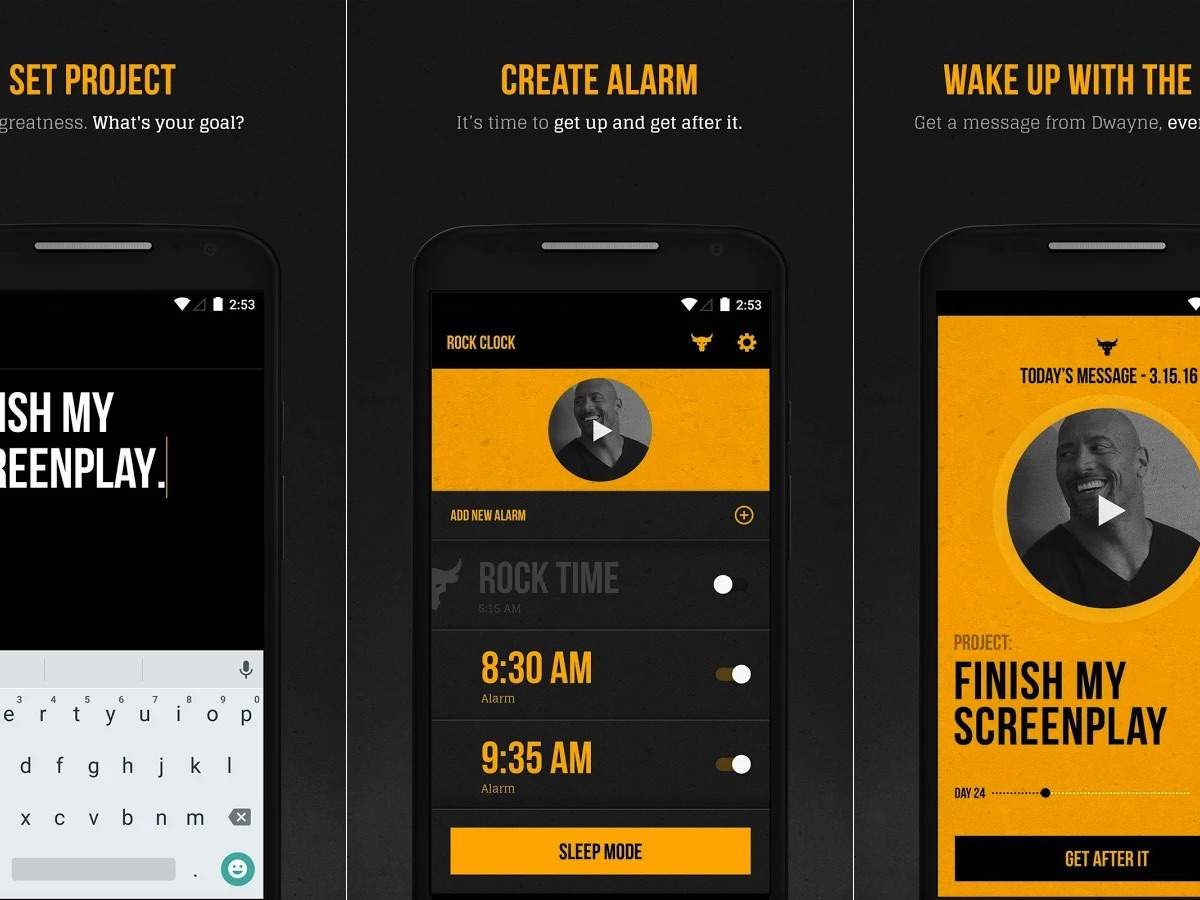 'The Rock Clock' by Dwayne "The Rock" Johnson doesn't have snooze!
