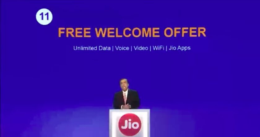 Jio Free Welcome Offer - Free data, Calls, Apps, Video till 31st December Jio Free Welcome Offer - Free data, Calls, Apps, Video till 31st December