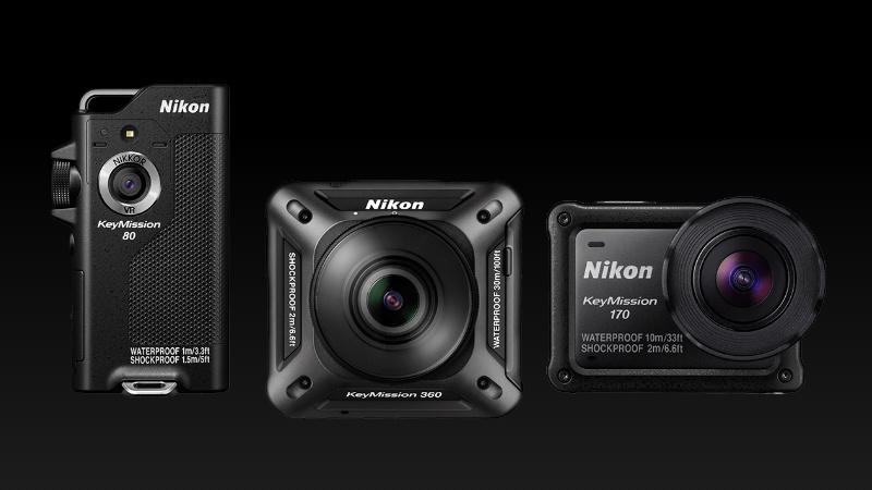 Nikon KeyMission (170, 80) Rugged Cameras introduced at Photokina 2016