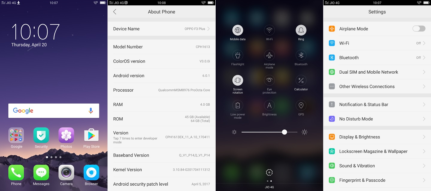 OPPO F3 Plus Interface - Gizmo Times