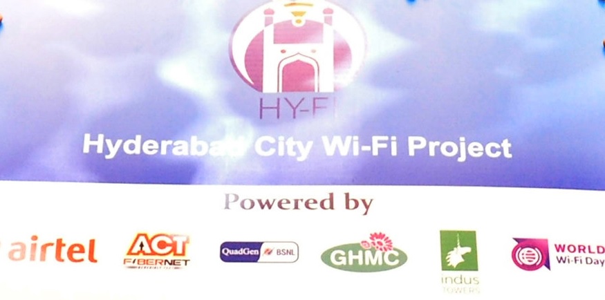 Hyderabad City Wi-Fi Project / HyFi with 1000 Wi-Fi Hotspots launched