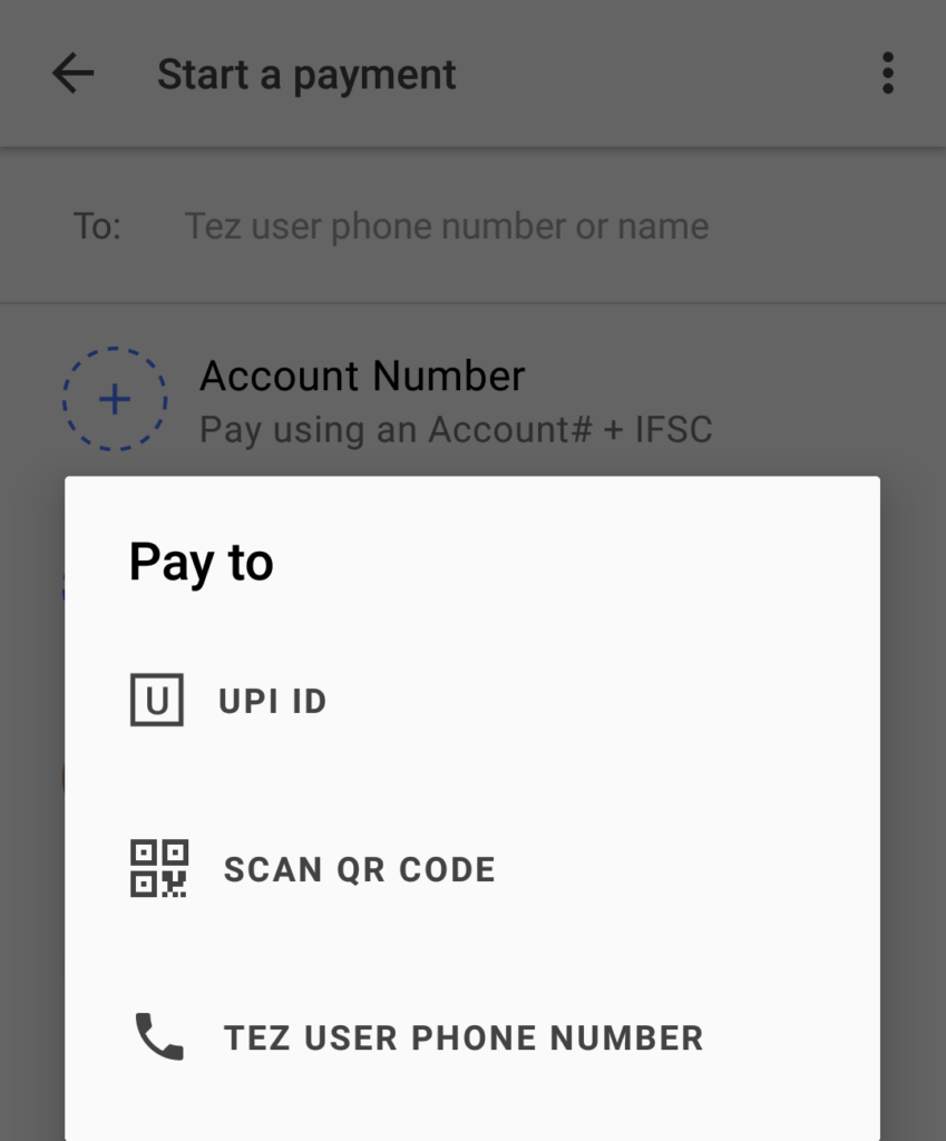 How to send or receive money through Google Tez App
