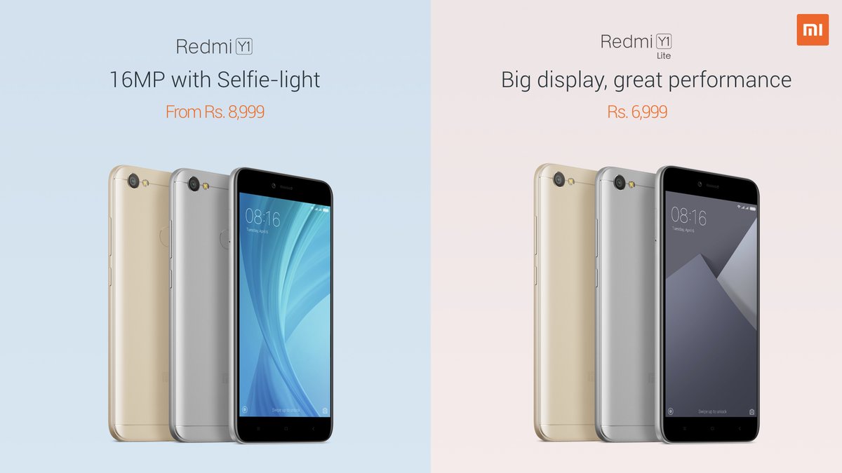 Xiaomi Redmi Y1 Lite vs Redmi Y1 - How do they differ?