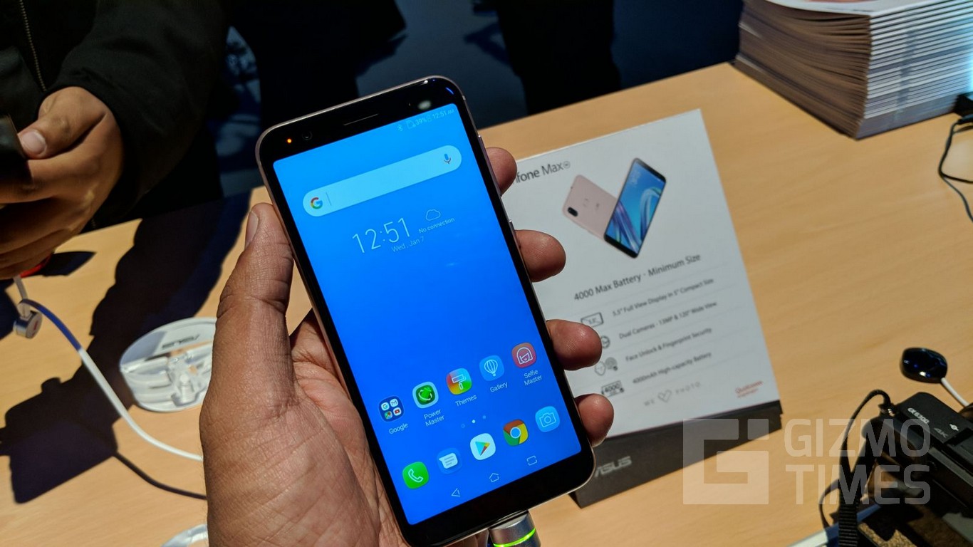 Asus showcases the ZenFone Max M1 at MWC 2018