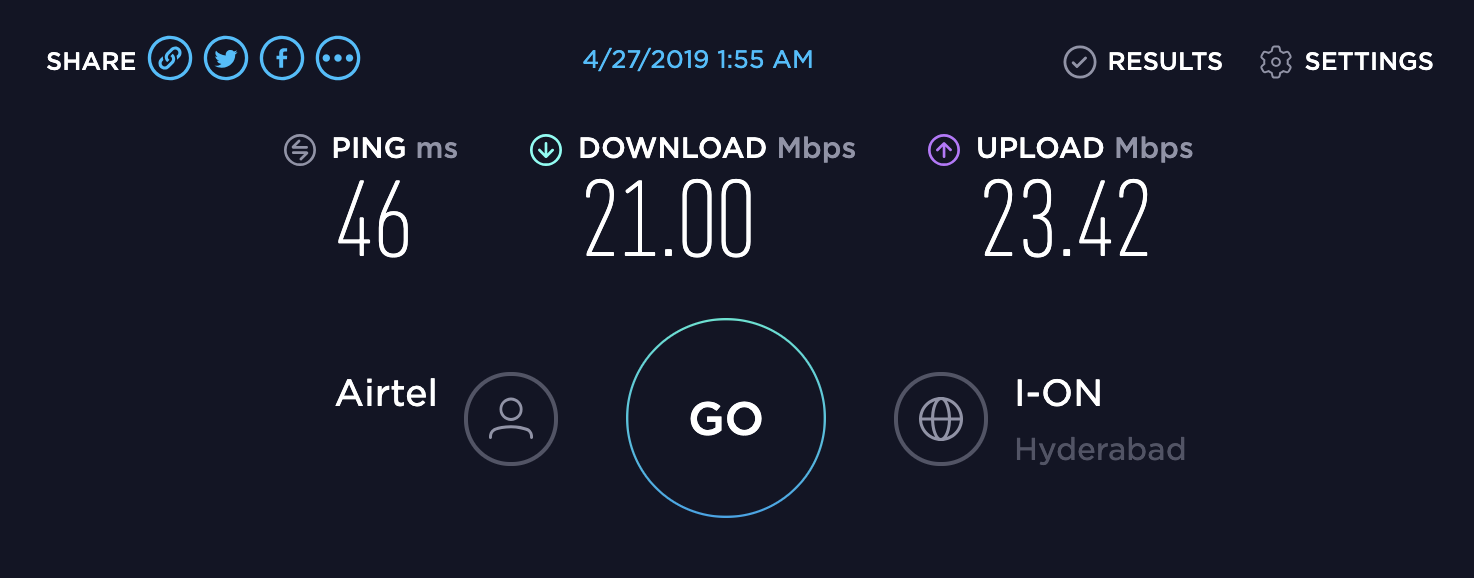 Airtel 4g download speed test - farrusaq