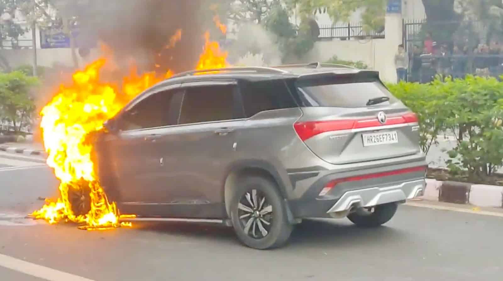 MG Hector fire incident - The company and customer statements released